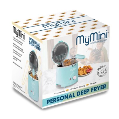 MyMini New 1.5-Quart Deep Fryer, Blue | eBay