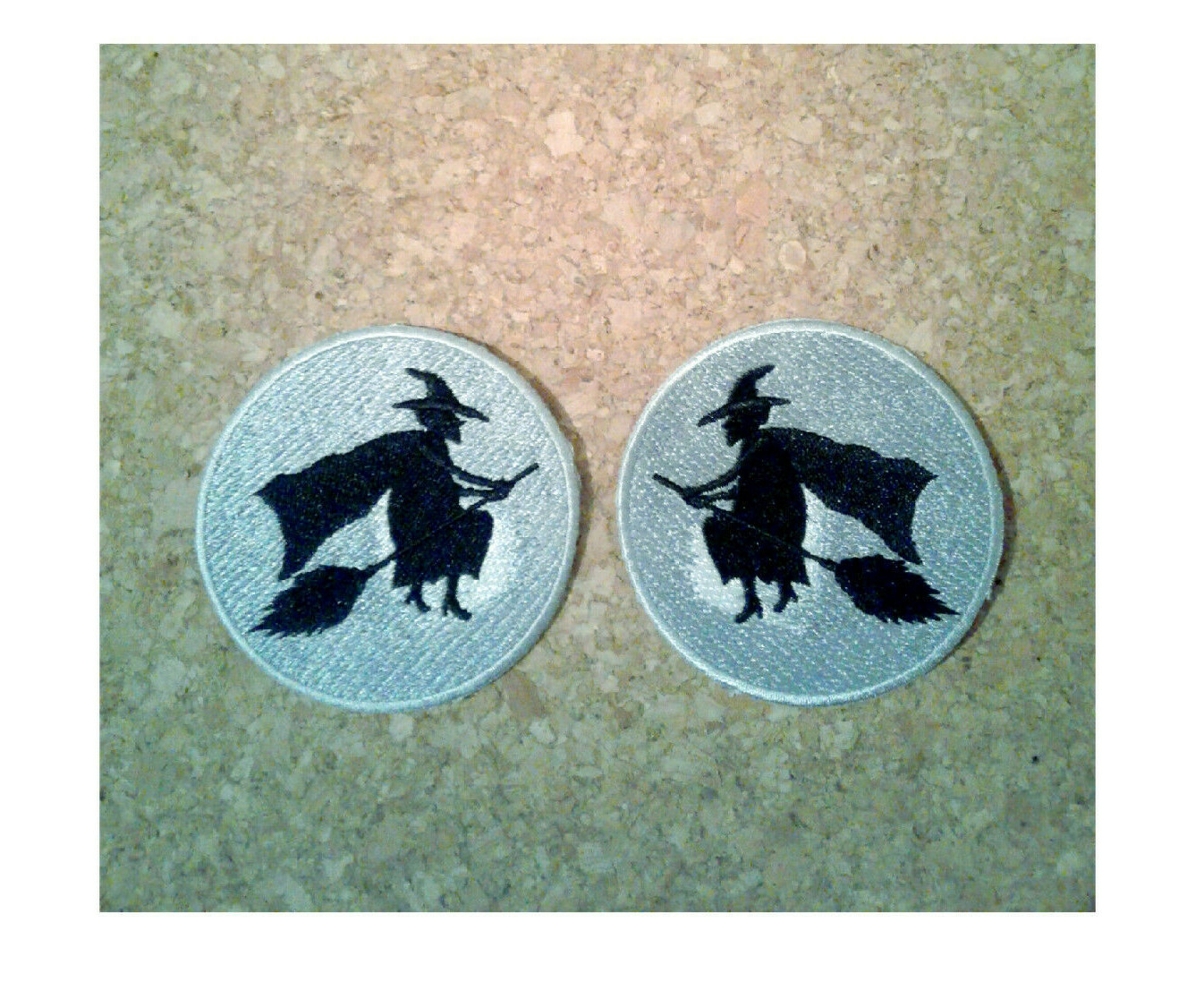 Witch - Halloween - Full Moon - Embroidered Iron On Applique Patch ...