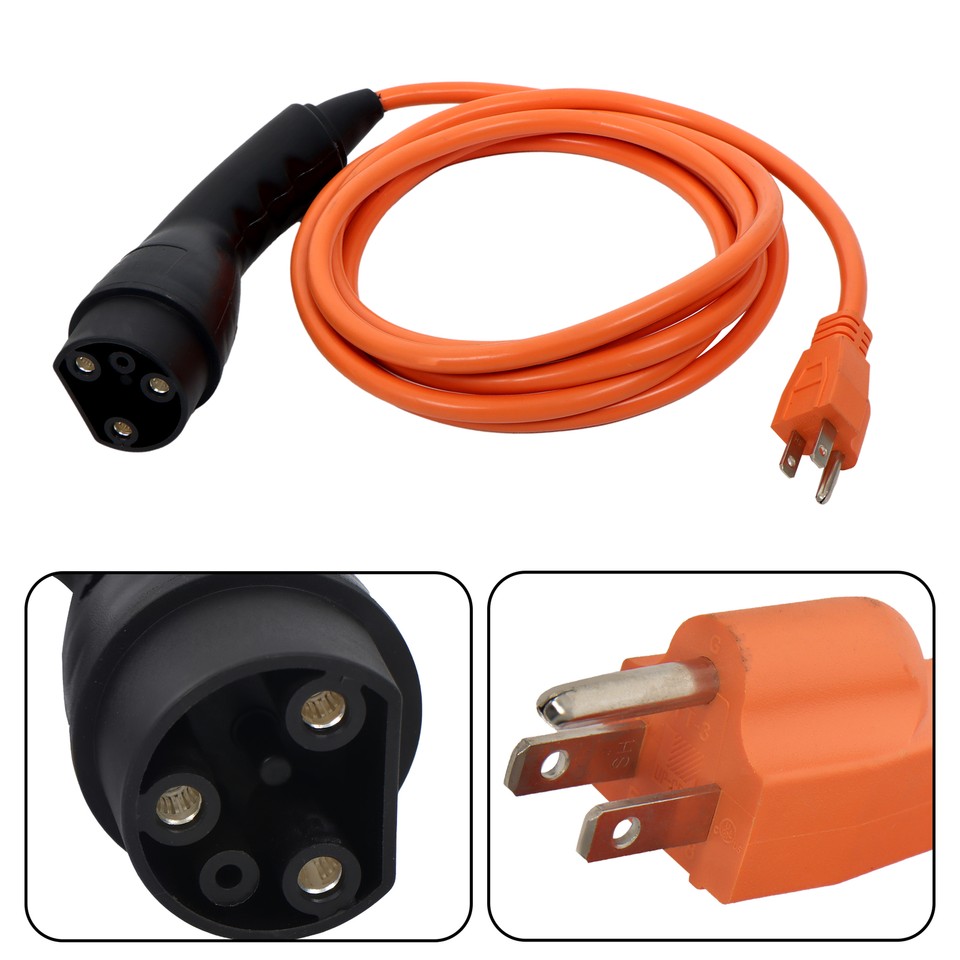 New EV Charging Power Cord For Evolution ICON Golf Carts 120V 3 pin 2. ...