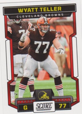 Wyatt Teller 2023 Score Football Card #209 Cleveland Browns | eBay