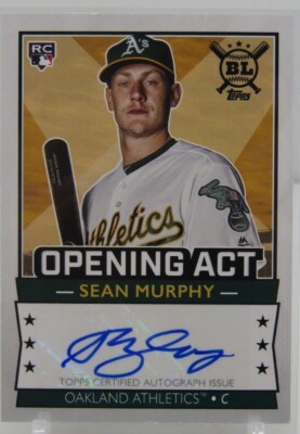 SEAN MURPHY 2020 TOPPS BIG LEAGUE OPENING ACT ROOKIE RC AUTOGRAPH AUTO ...