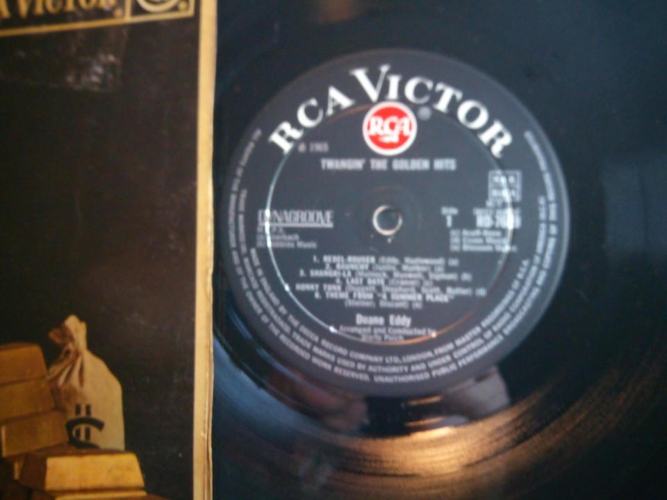 Duane Eddy - Twanging the Golden Hits - UK RCA Victor RD7689 mono LP ...