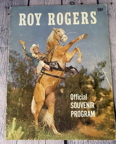 Roy Rogers Official Souvenir Program w/Dale Evans, Trigger | eBay