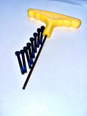 Segway battery screw kit (8pcs) plus 3mm hex key for X2 i2 X2SE i2SE ...