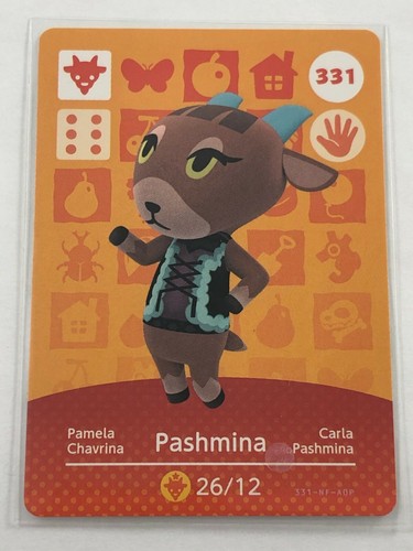 Carte Amiibo - Animal Crossing - Chavrina / Pashmina - #331 - Occasion ...