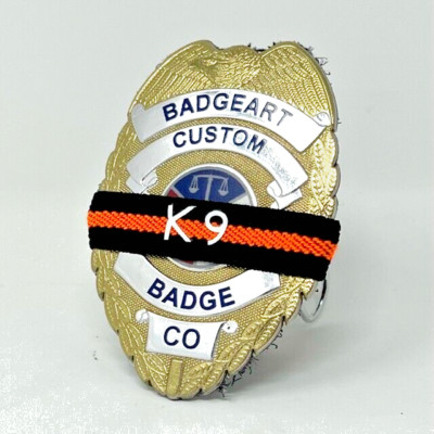 Thin Orange Line Search and Rescue (SAR) K9 Mourning Band for Badges (3 ...
