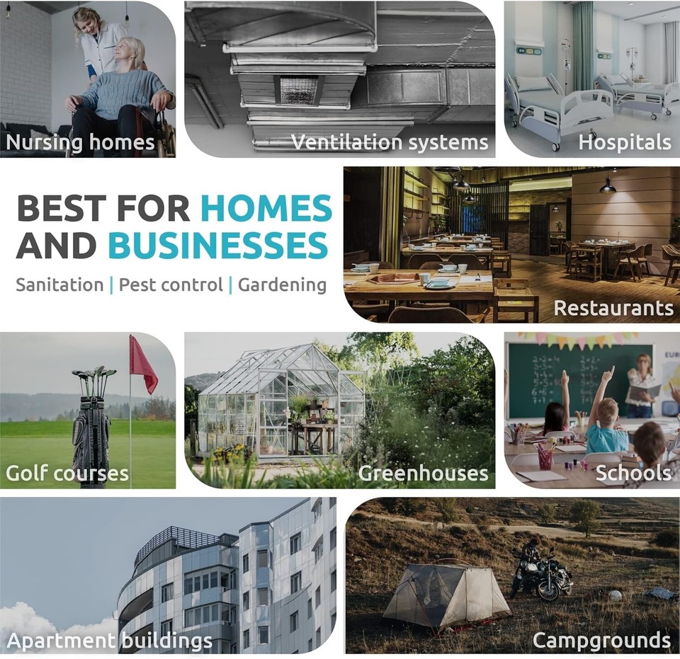 Createch Commander Tri-Jet Fogger, for Sanitization, Pest, Mold & Odor ...