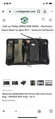 VINTAGE MOTOROLA CELLULAR ONE SCN2449A MOBILE BAG CELL PHONE | eBay