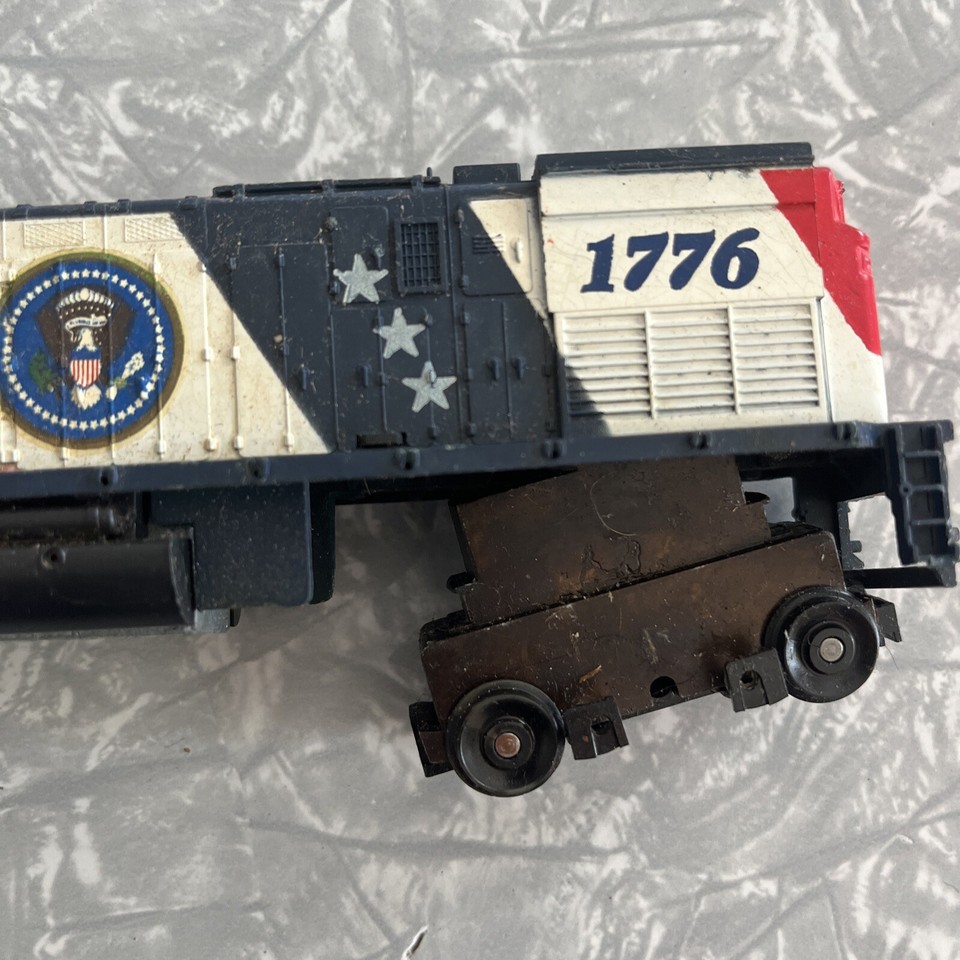 VINTAGE TYCO HO SCALE SPIRIT OF AMERICA 1776 DIESEL LOCOMOTIVE #4301 ...