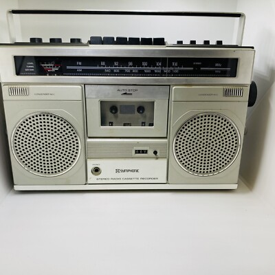 RARE! Vintage BOOMBOX CASSETTE RADIO SYMPHONIC PRC-500A | eBay