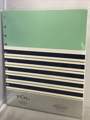 TUL Discbound Notebook Covers, Letter Size, Mint Stripes, Pack of 2 ...