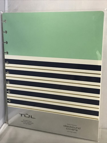 TUL Discbound Notebook Covers, Letter Size, Mint Stripes, Pack of 2 ...