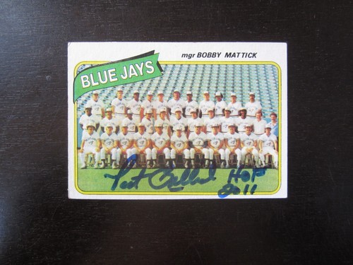 1980 Topps # 577 Pat Gillick Autograph Signed Auto Card (M2) Toronto ...