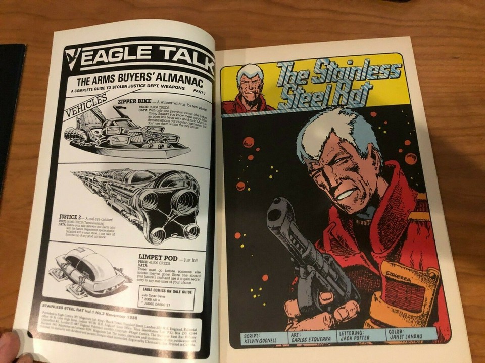The Stainless Steel Rat #2- Harry Harrison, Carlos Ezquerra - Eagle ...