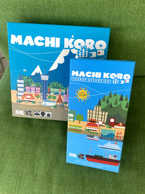 Machi Koro + Harbor Expansion Dice Board Game IDW Complete +FAST ...