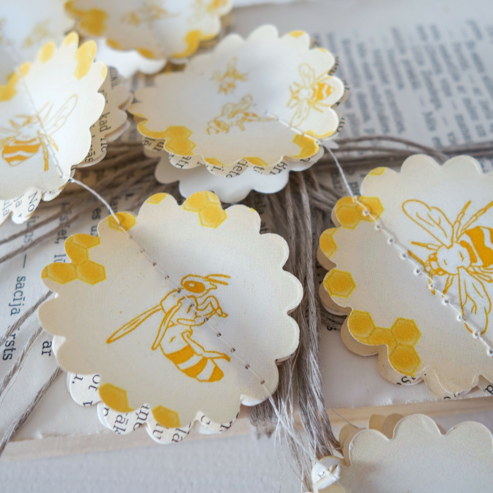 Bumble bee party decor, Bumblebee banner, Bumblebee garland, Bee ...