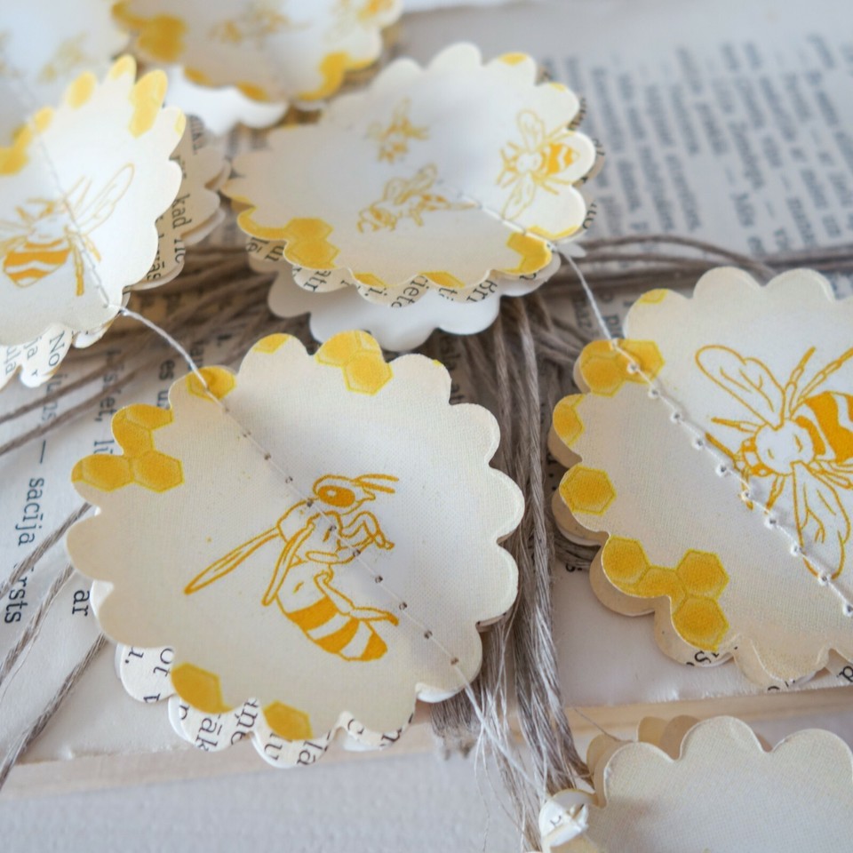 Bumble bee party decor, Bumblebee banner, Bumblebee garland, Bee ...