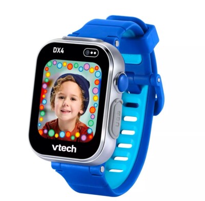 VTech Kidizoom Smart Watch DX3 Smartwatch for Kids Touch Screen Blue | eBay