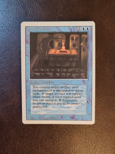 Steal Artifact Magic The Gathering MTG Unlimited NM Blue Uncommon EUC ...