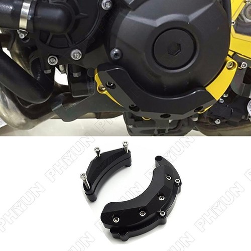 Black Engine Guard Slider Cover Protector For Yamaha XSR900 MT09 FZ09 ...