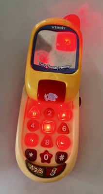 VTech Y2K Cell Phone Slide Up Lights Up And Makes Sounds Educational ...
