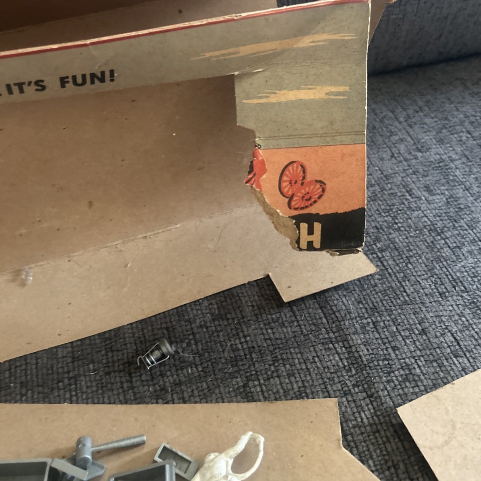 Vintage 1955 Roy Rogers Fix It Stagecoach With ORIGINAL BOX Extra ...