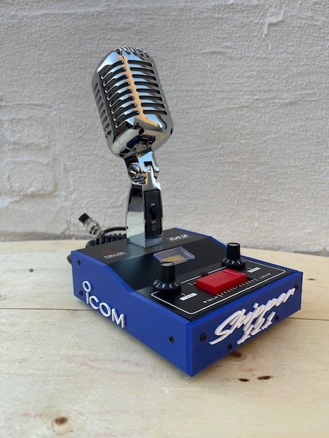 Custom Base Front & Side Panels BLUE For DELTA M2 POWER BASE MICROPHONE ...