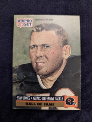 1991 Stan Jones Chicago Bears OL NFL Champion 1963 HOF 1991 7 Straight ...