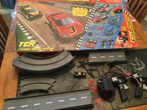 TYCO TCR Sports Car Challenge Slot Car Total Control Race Set ...