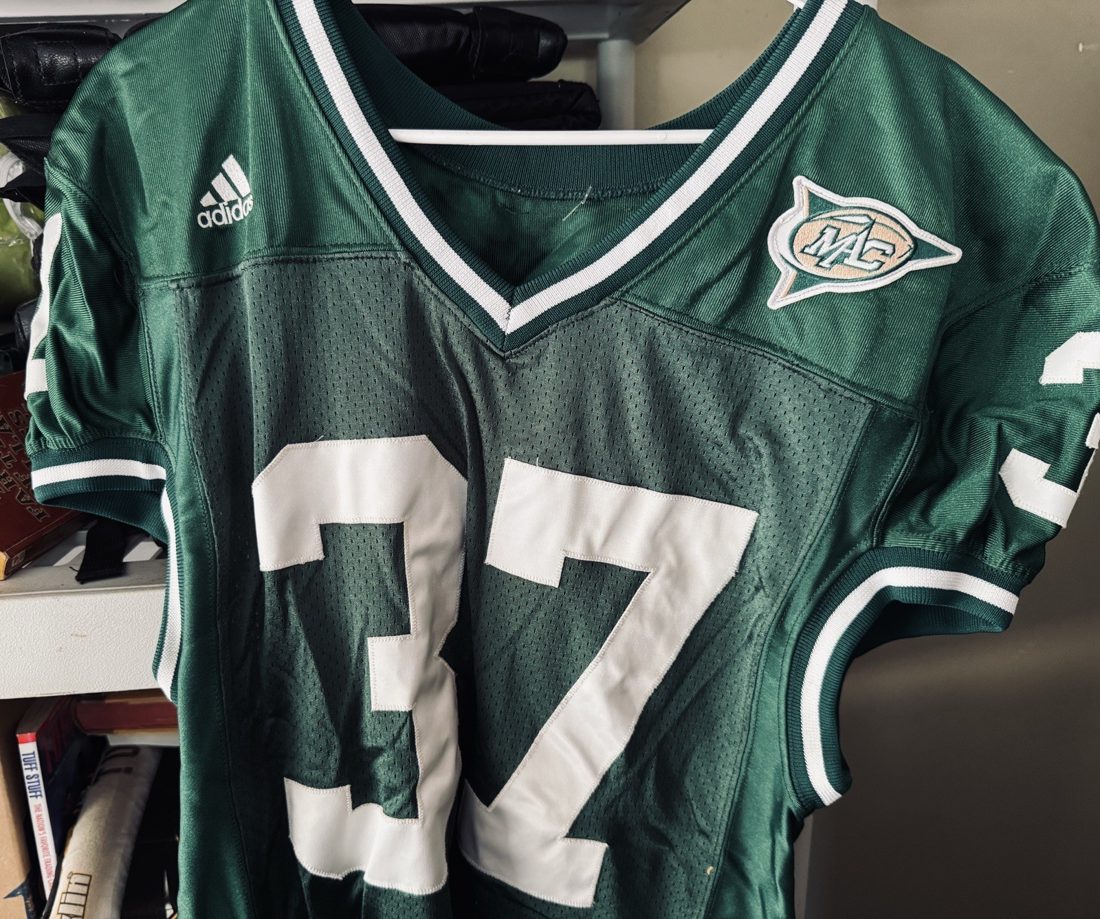 Ohio University Bobcats NCAA Adidas Game Used Team Football Jersey MAC ...