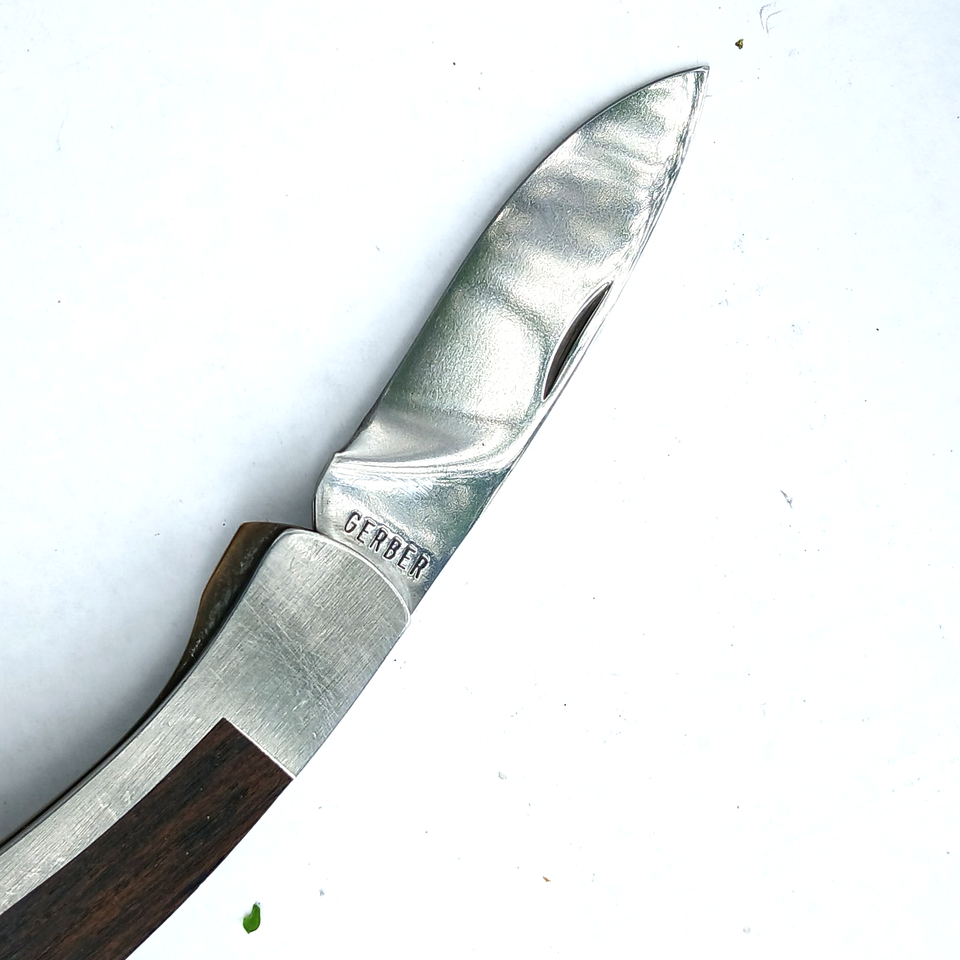 Gerber Liner Lock Sportsman Knife Wood 97223 Portland 4-1/8" | eBay