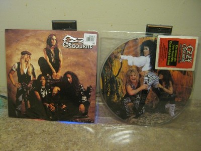 2 RARE Ozzy Osbourne Picture Disc Rock Albums No More Tears/The ...