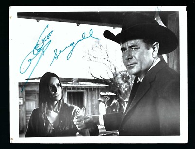 Glenn Ford & Barbara Hershey Seagull signed 7"x 9" photograph Heaven ...