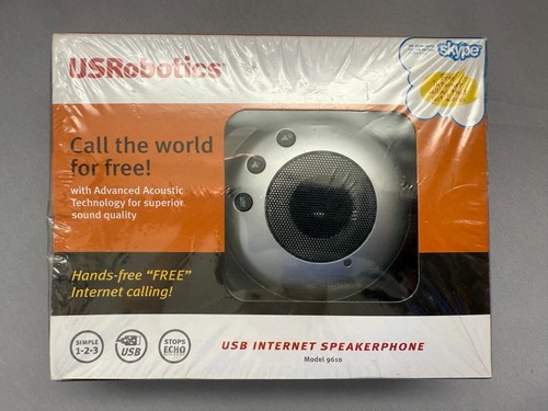 NEW SEALED USROBOTICS USB INTERNET SPEAKERPHONE MODEL 9610 738168037810 ...