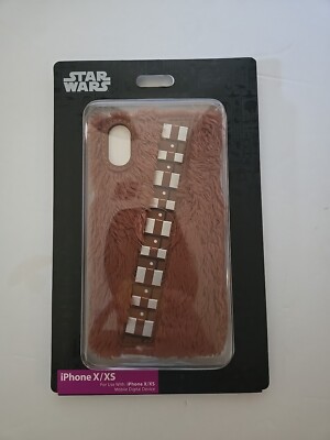 NEW Disney D-Tech Star Wars Chewbacca Furry Cell Phone Case (iPhone X ...