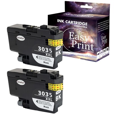 2-Pack LC3035XXL Black Ink Cartridge LC3035 for MFC-J805DW XL MFC ...