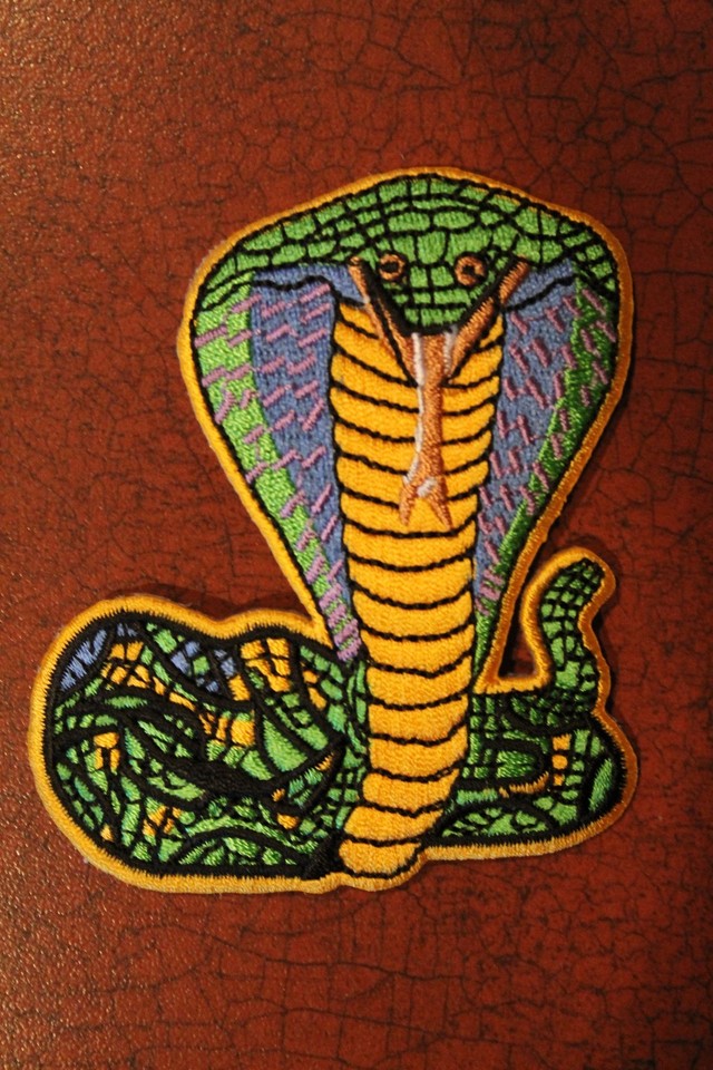 KING COBRA PATCH - Snake Viper - Karate Judo Salute Military Martial ...