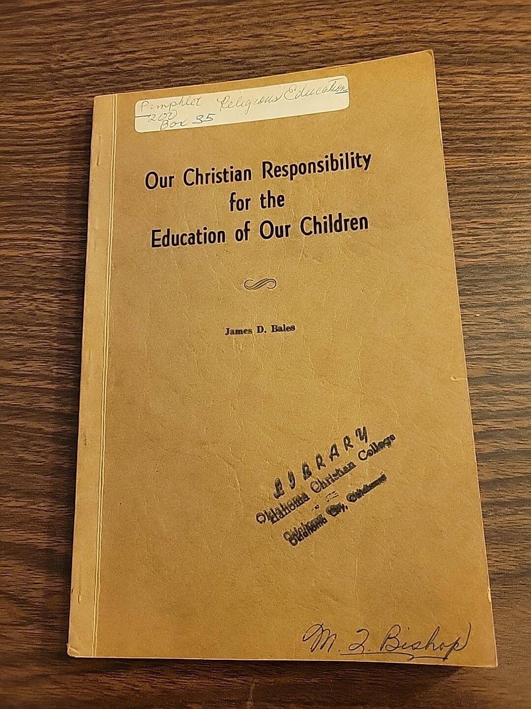 Our Christian Responsibility for the Education of our Children by James ...