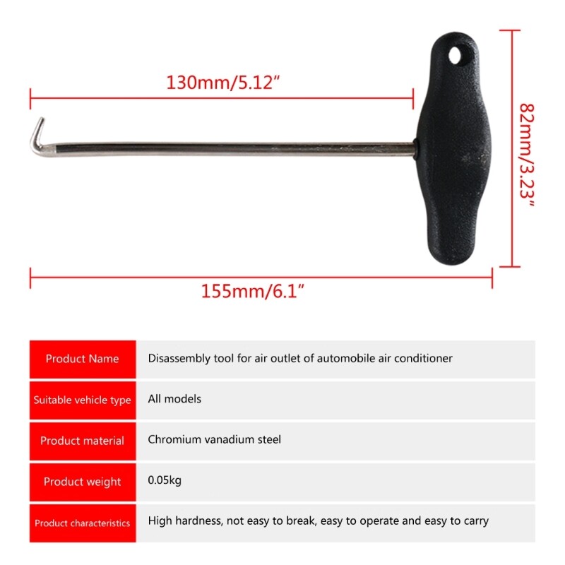 High Hardness Dashboard Removal Tool Hooks Removal Hand Tool Not Easily ...