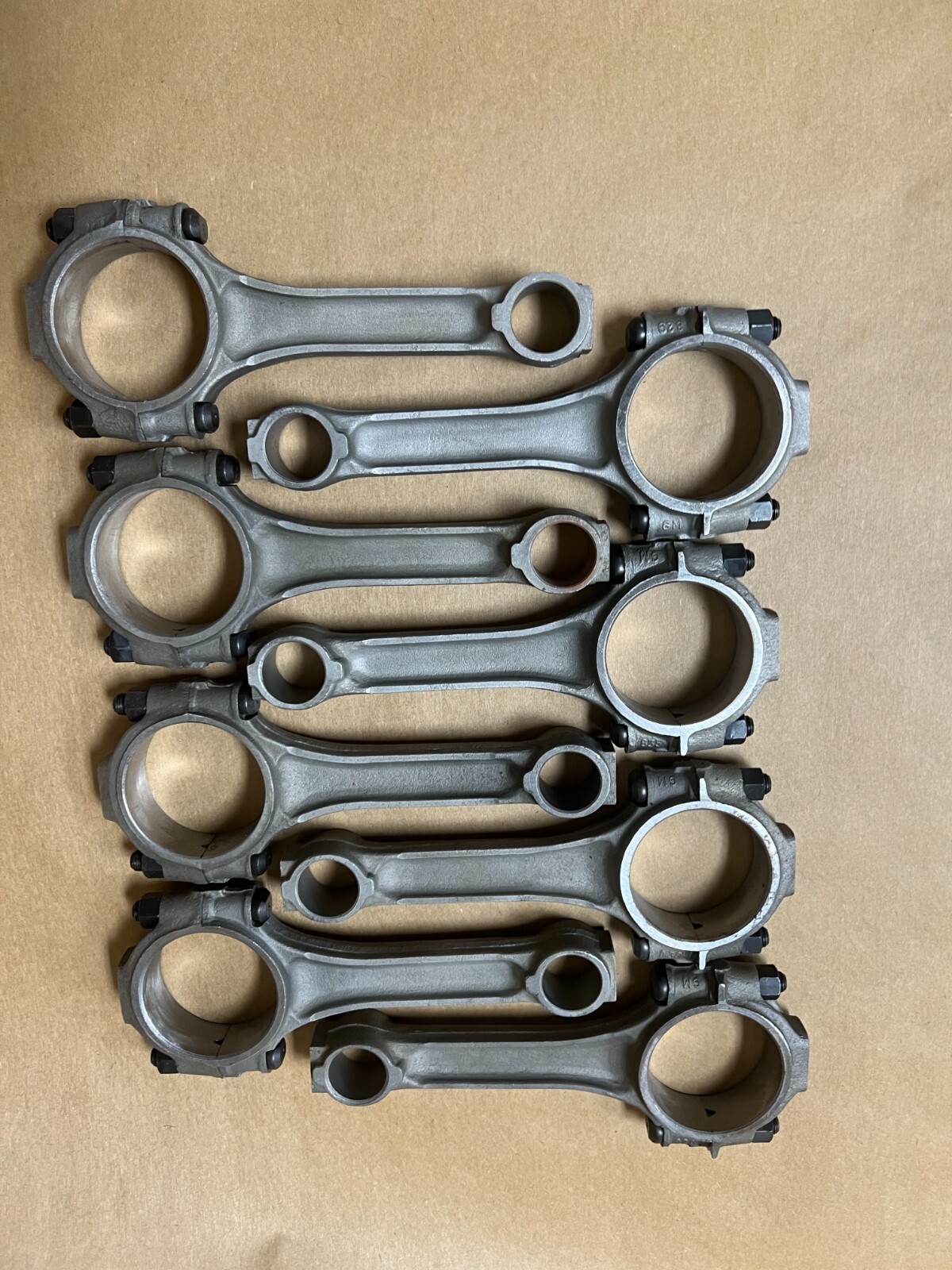 SET OF 8 Chevrolet SBC SJ 2.00" Remaned Connecting Rods w/ARP Bolts ...