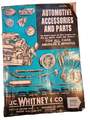 Vintage JC Whitney Auto Parts Catalog | eBay