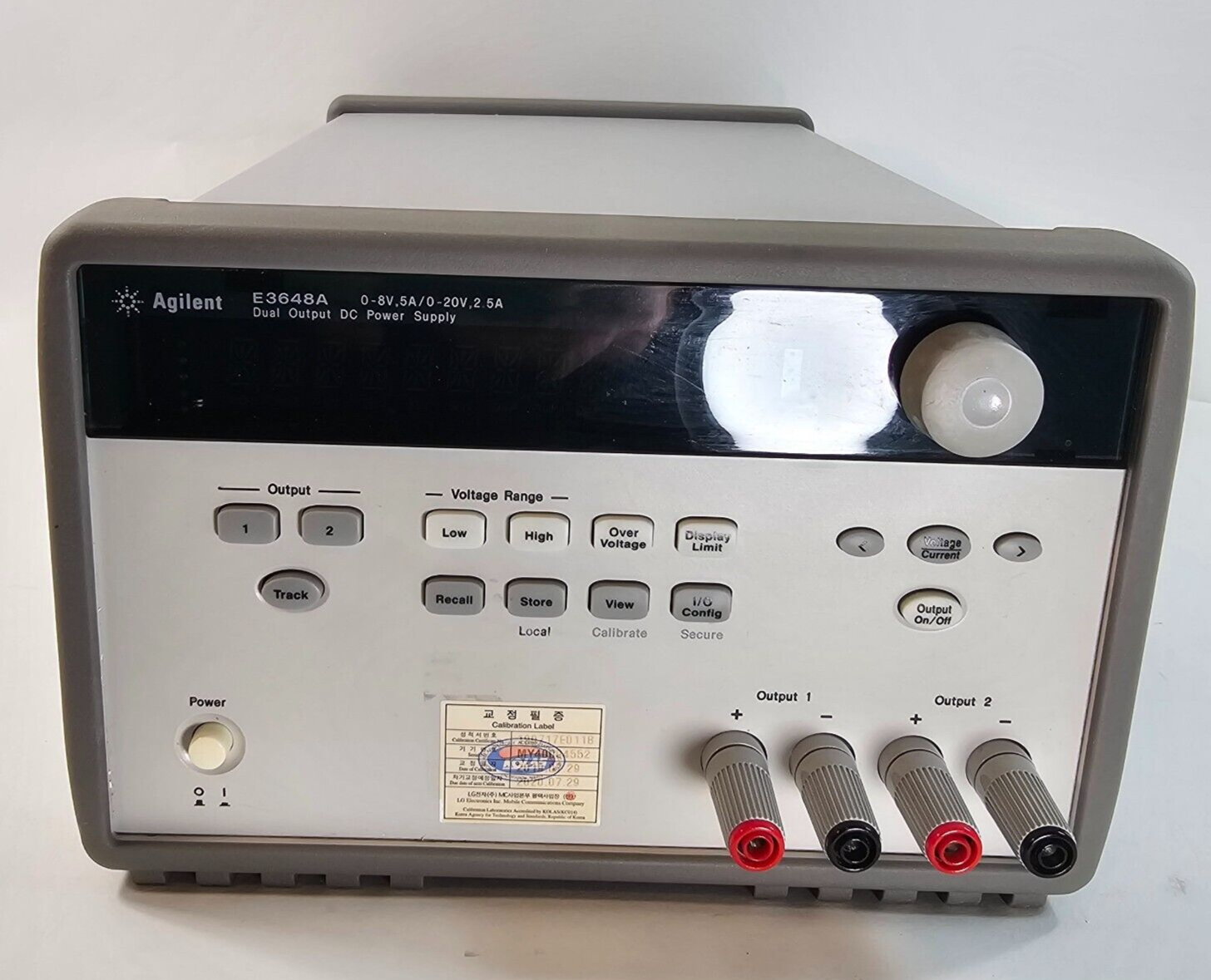 Agilent E3648A Dual Output DC Power Supply 0-8V,5A/0-20V,2.5A - Tested ...