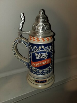 2016 SAMUEL ADAMS Octoberfest Collectible Limited Edition Lidded Stein ...