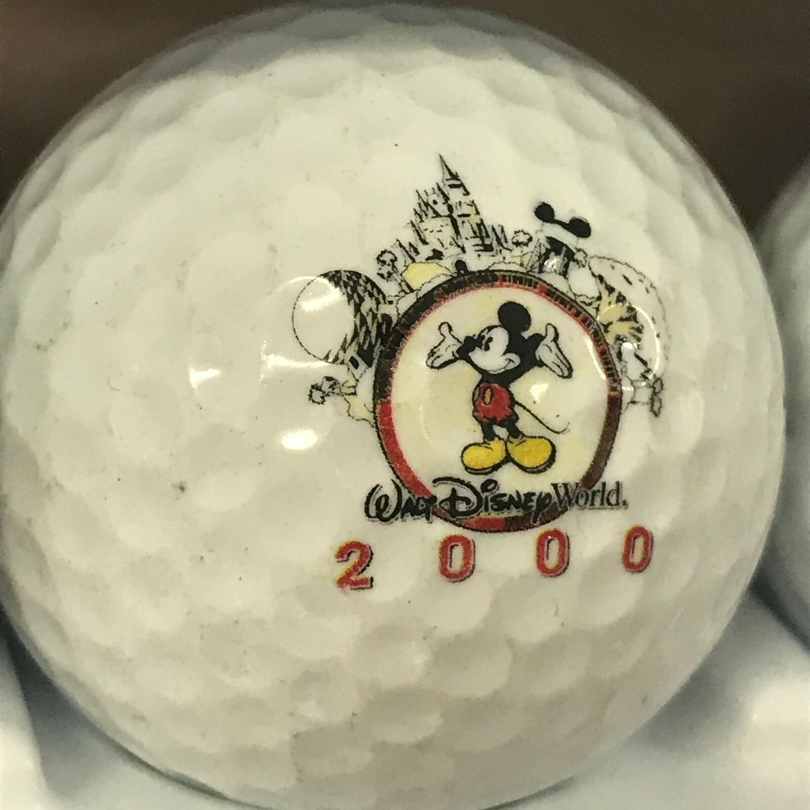 Walt Disney World Epcot 2000 Double Sided Logo Golf Ball (G-13-6) | eBay