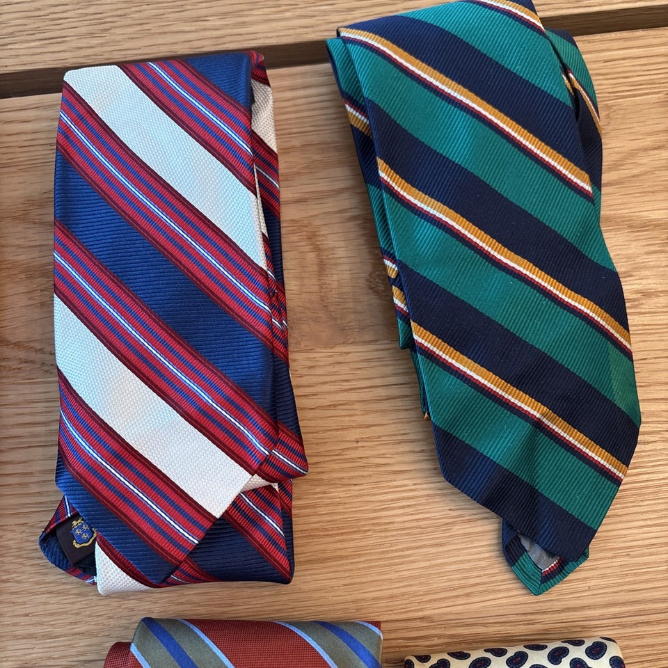 Lot Of 6 Men’s Designer Silk Ties Robert Talbott | eBay