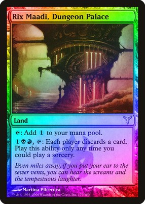 Rix Maadi, Dungeon Palace FOIL Dissension PLD Land Uncommon MTG CARD ...