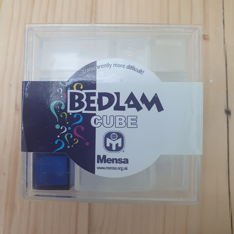 Transparent Retro Bedlam Cube Mensa Puzzle A | eBay UK