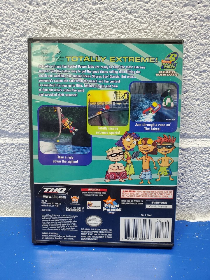 Rocket Power: Beach Bandits (Nintendo GameCube, 2002) Complete ...