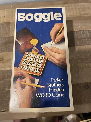 Vintage Parker Brothers Boggle Hidden Word Game 1976, Complete with ...