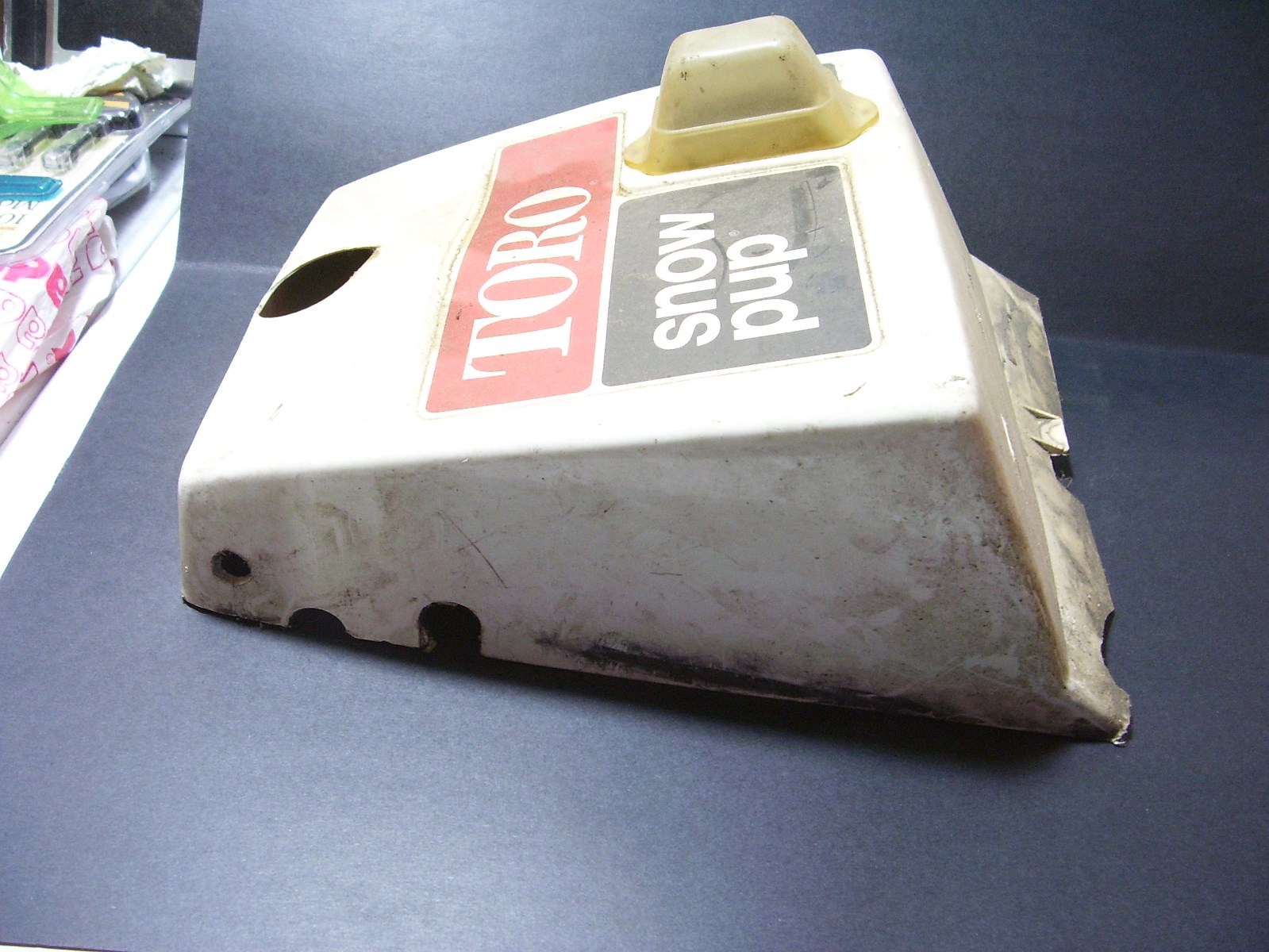 RARE FIND, ANTIQUE / VINTAGE TORO SNOW BLOWER TOP COVER FOR SNOW PUP ...